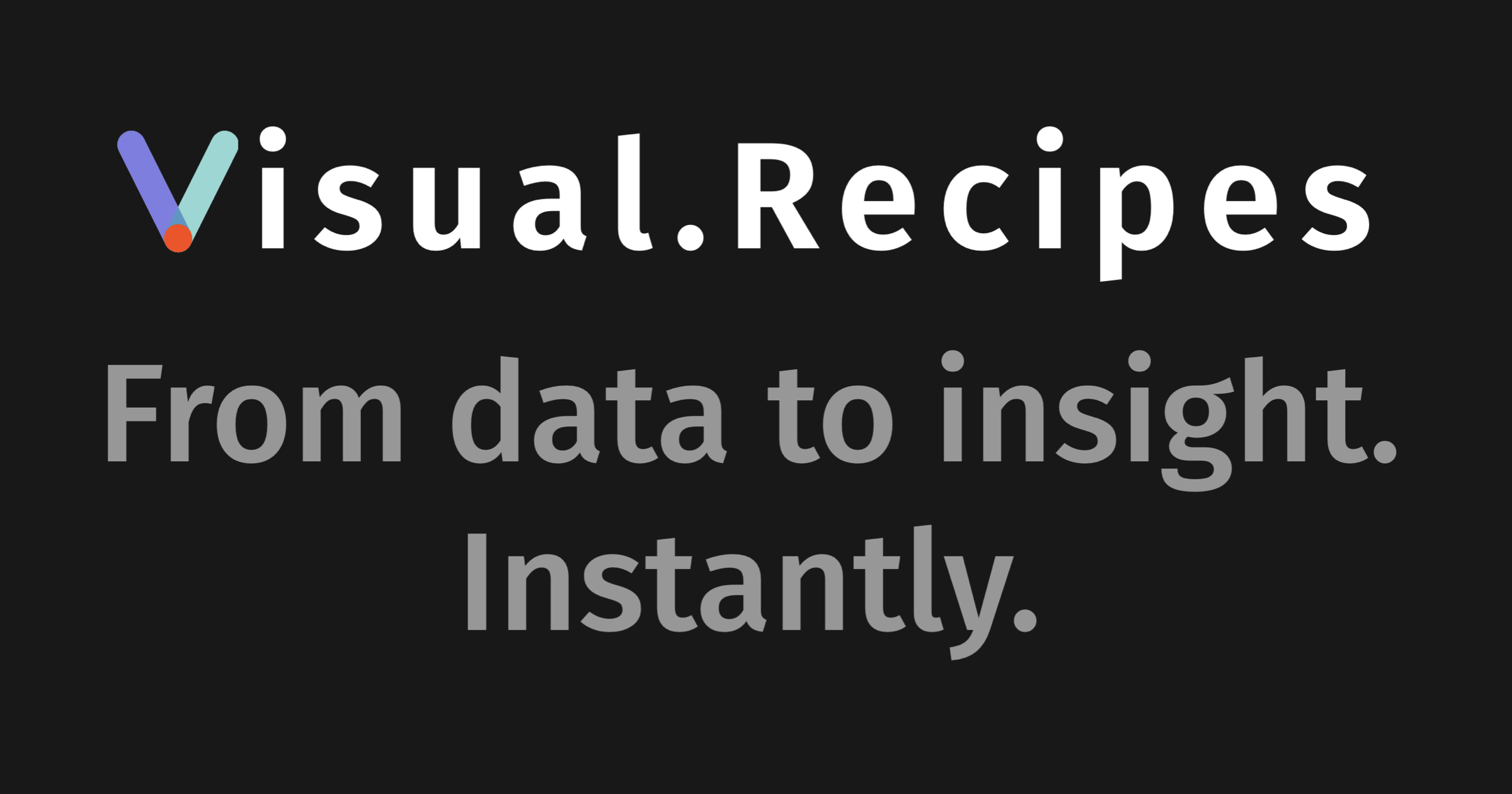 Visual.Recipes | AI-driven, customized data visualizations